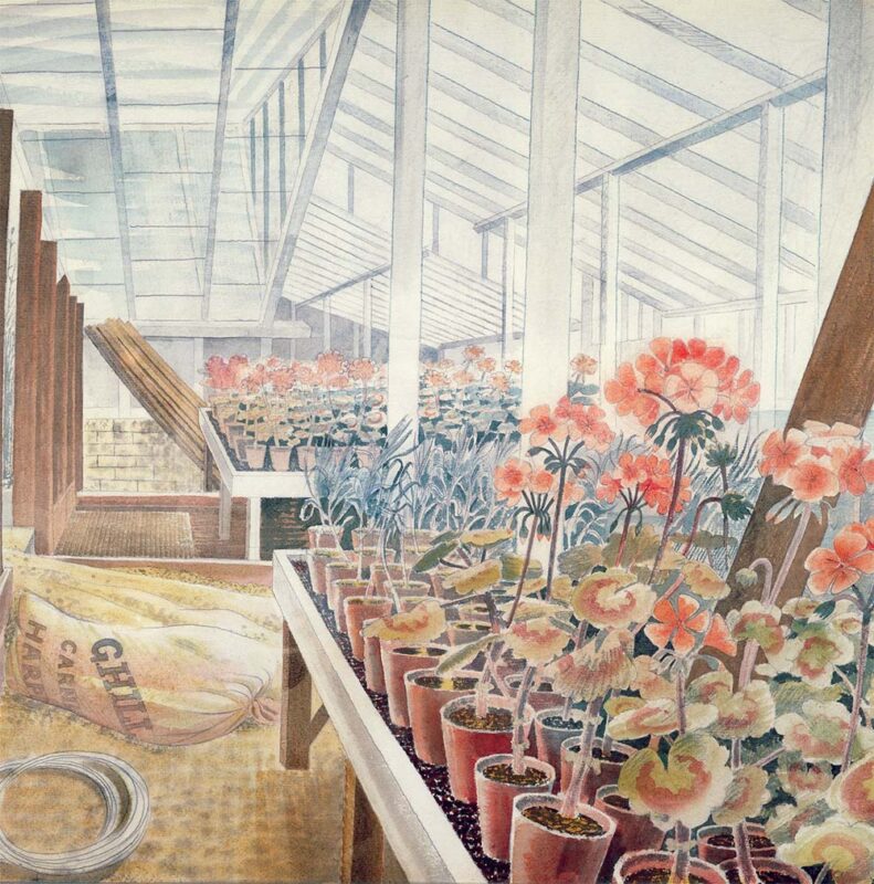 Eric Ravilious 'Geraniums and Carnations' Greetings Card. - Eric ...