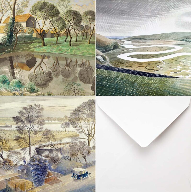 The Eric Ravilious Rivers and Ponds Greetings Card Collection. - Eric ...