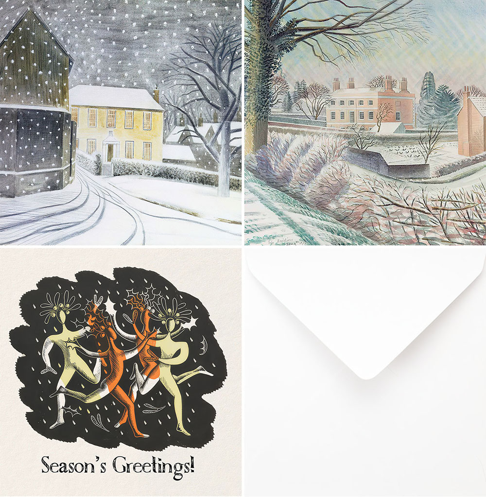 The Eric Ravilious Christmas Card Collection No. 1 (6 Card Pack ...